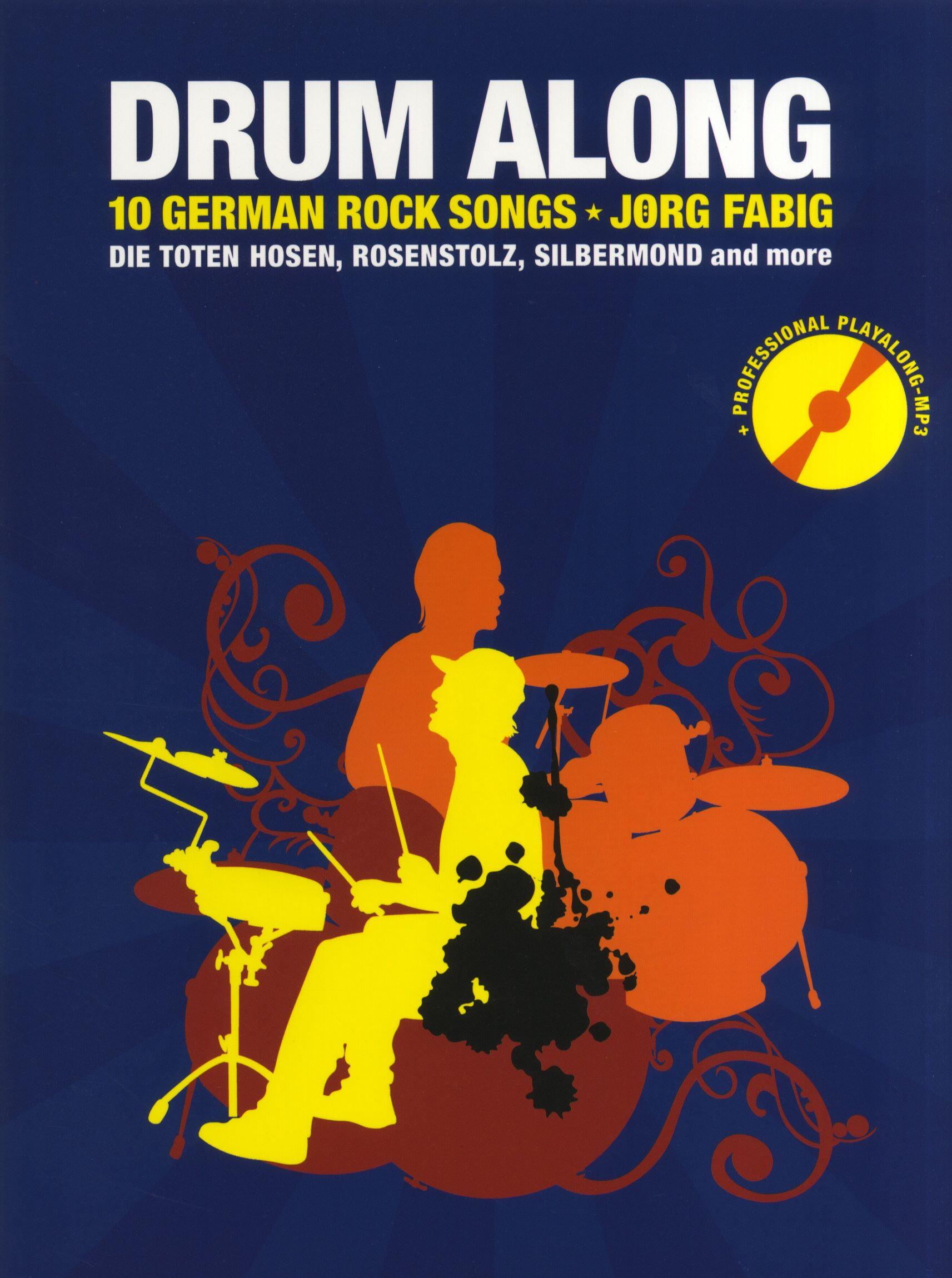 Drum Along - 10 German Rock Songs Schlagzeug Drum Along - Boullard Musique