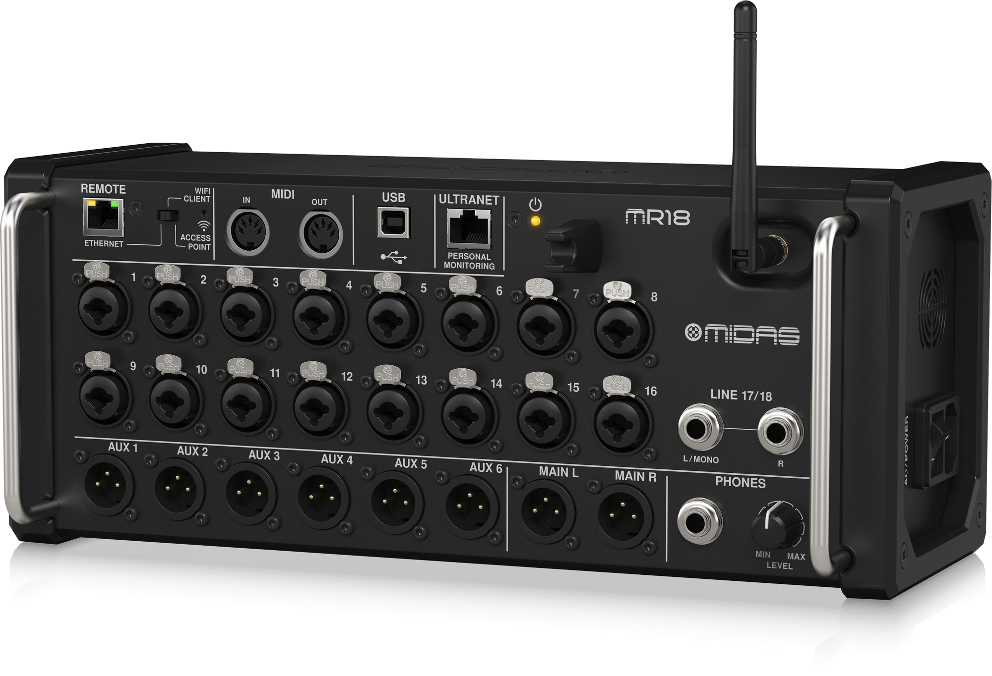 Midas MR18 Digital Rack Mixer - Boullard Musique