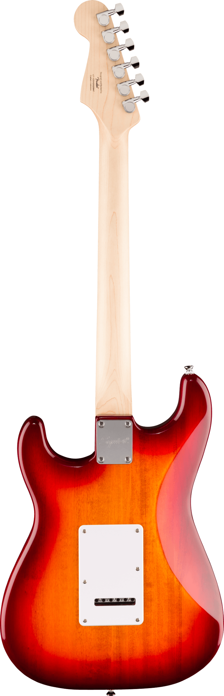 Squier Sonic Stratocaster, Laurel Fingerboard, White Pickguard, Sienna ...